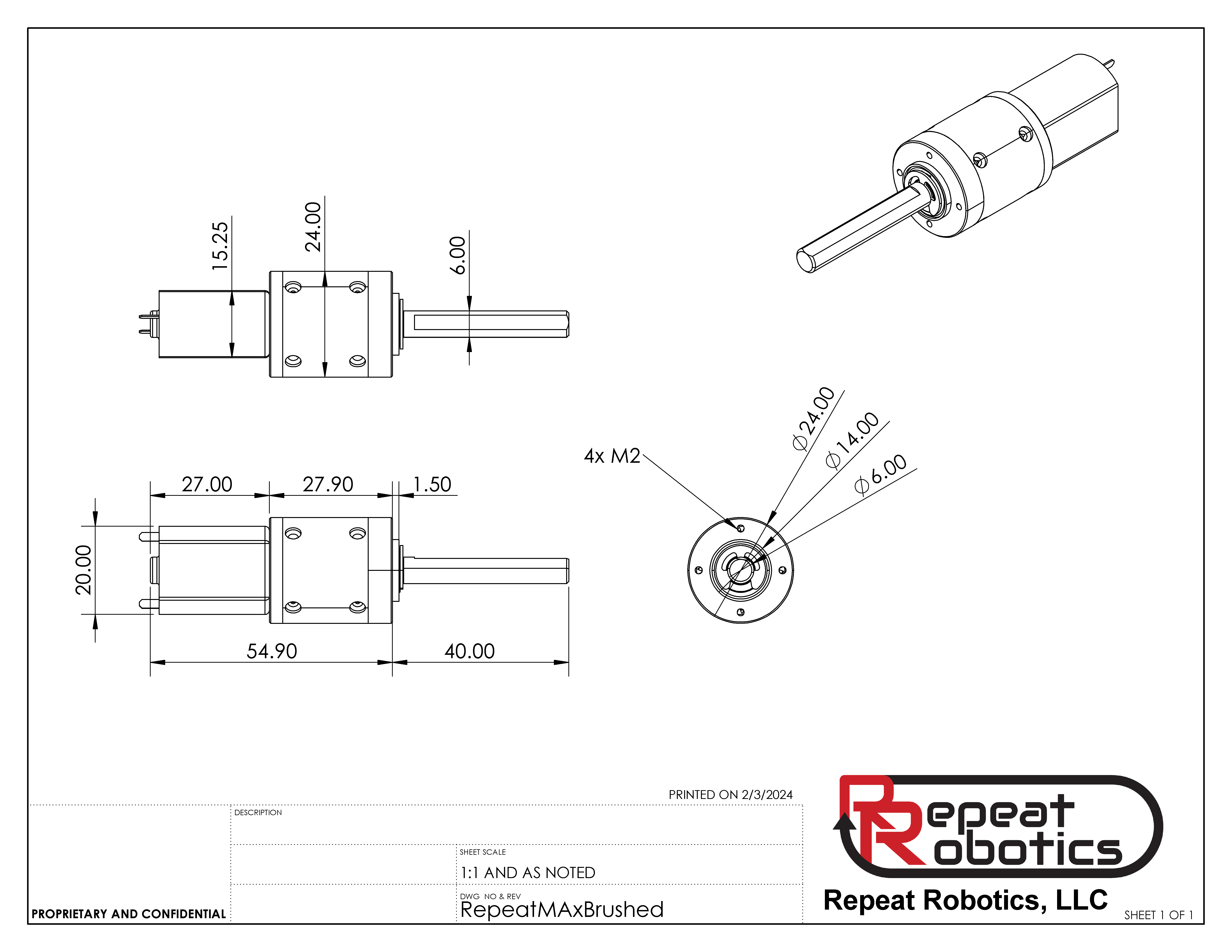 Repeat Max Brushed – Repeat Robotics
